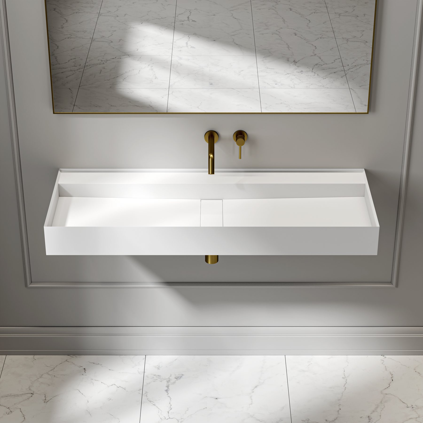Stone Bathroom Basins | Luxury Stone Resin Basins - Haddon