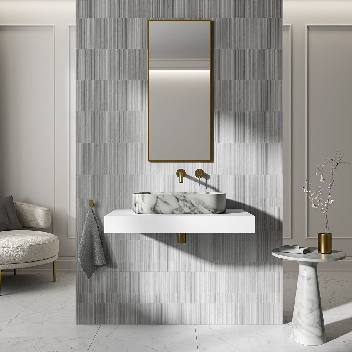 Marble Basins - Marble Bathroom Sinks - Haddon