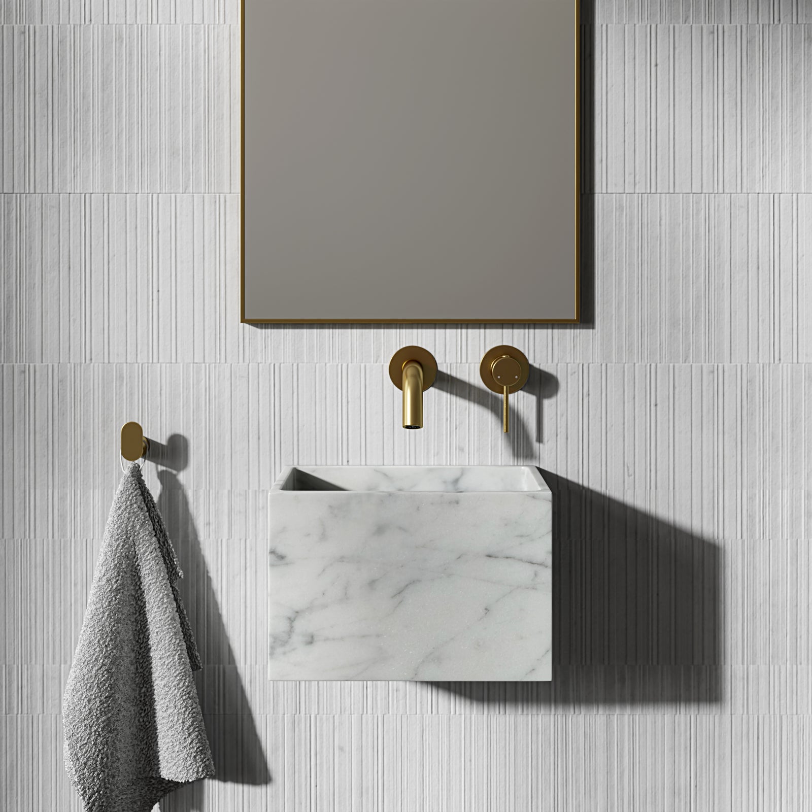 Marble Basins - Marble Bathroom Sinks - Haddon