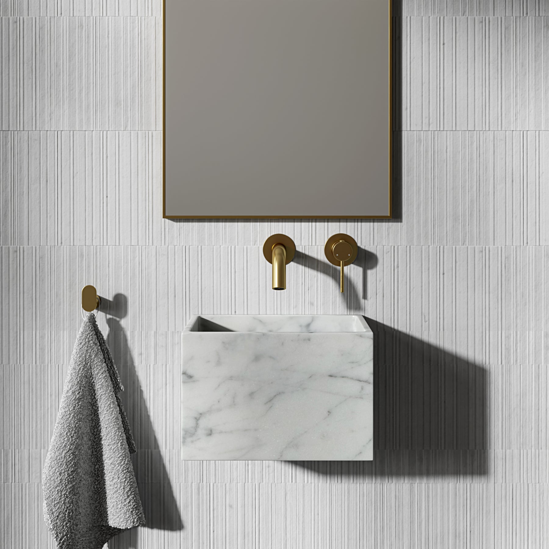 Marble Basins - Marble Bathroom Sinks - Haddon