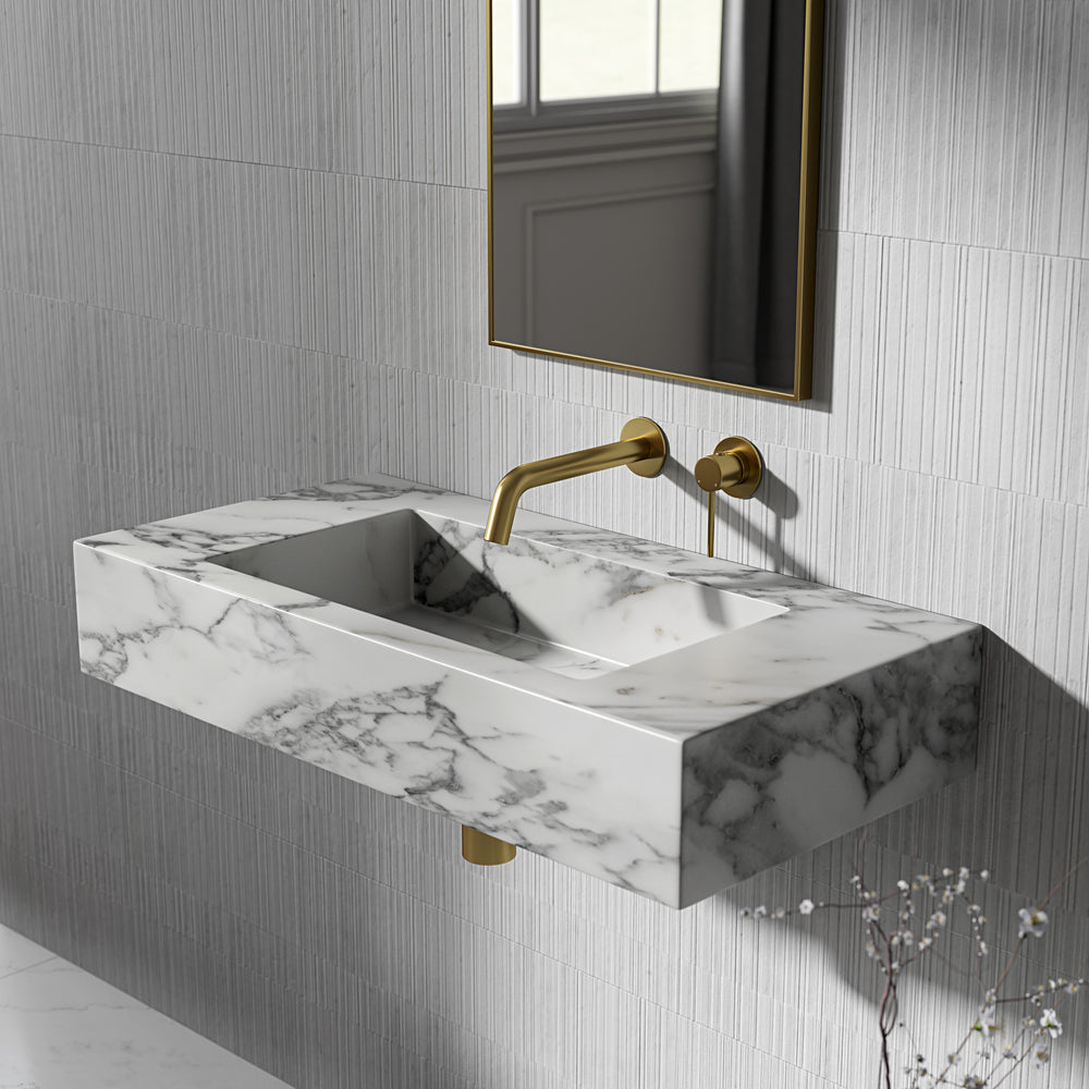 Marble Basins - Marble Bathroom Sinks - Haddon