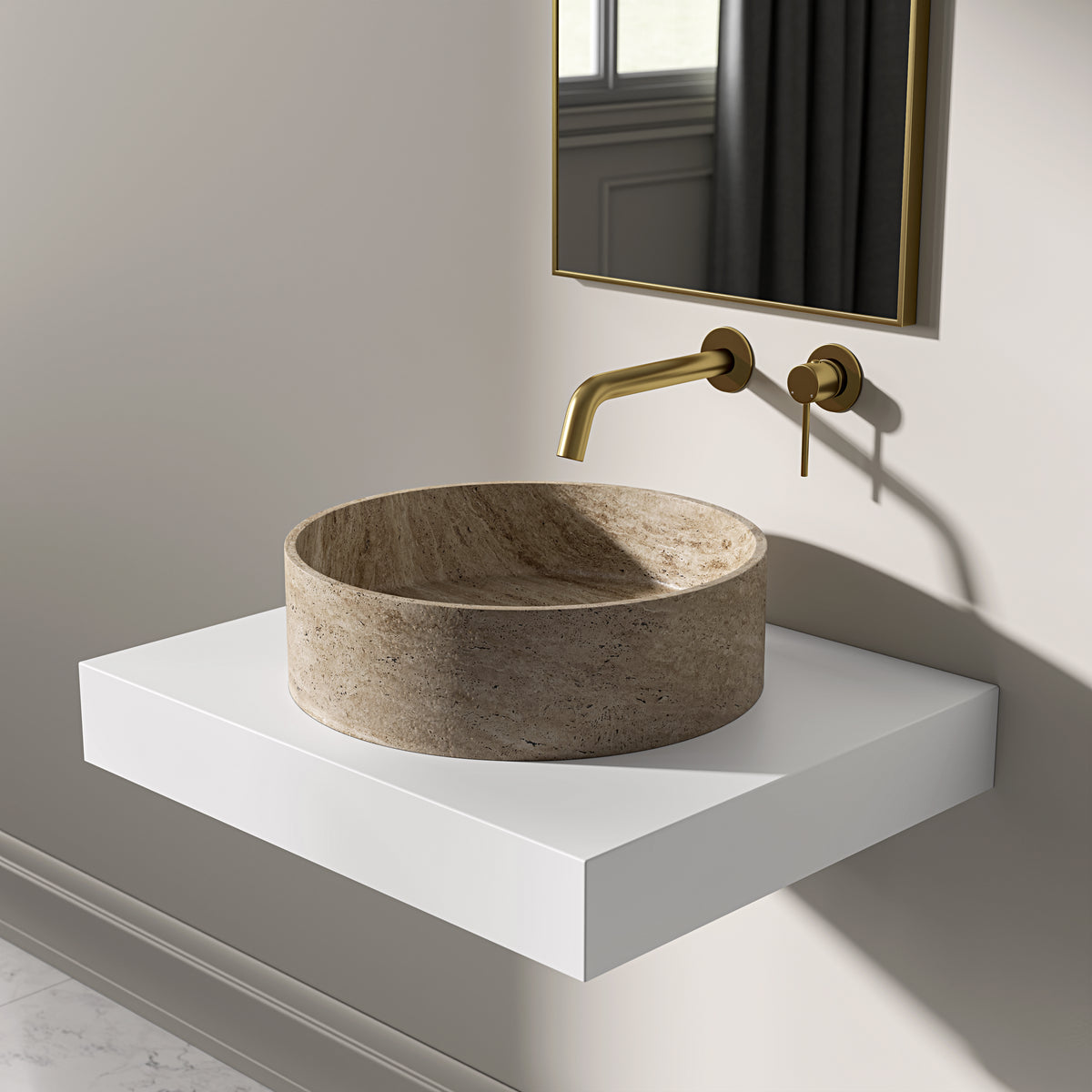 Marble Basins - Marble Bathroom Sinks - Haddon