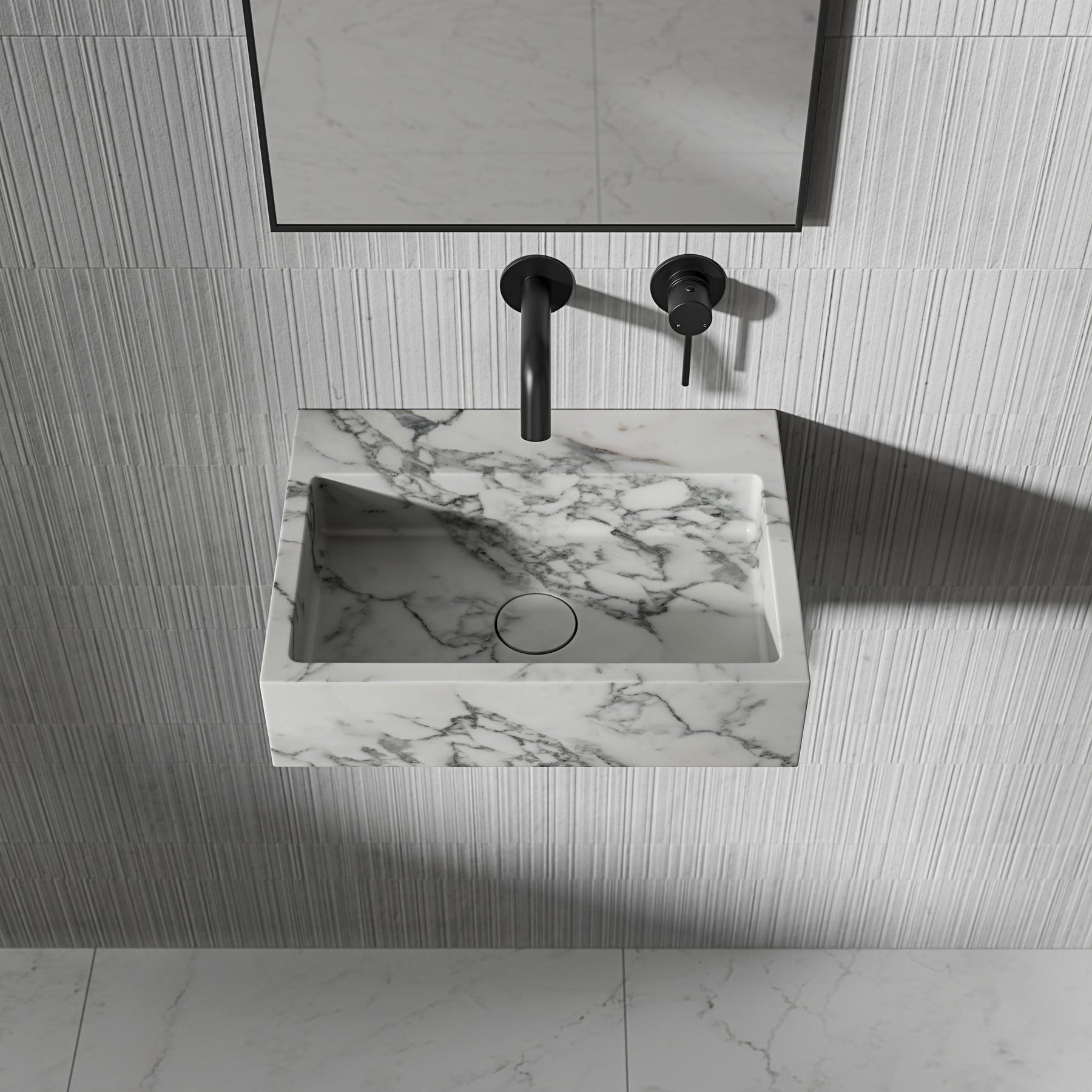 Marble Basins - Marble Bathroom Sinks - Haddon