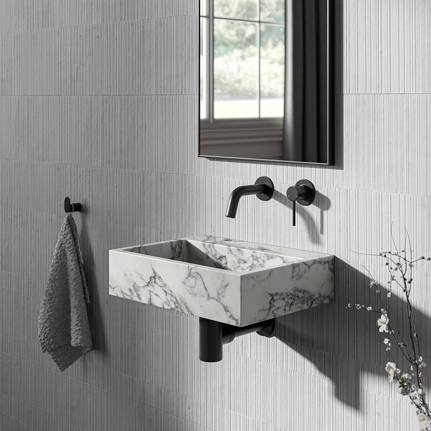 Marble Basins - Marble Bathroom Sinks - Haddon