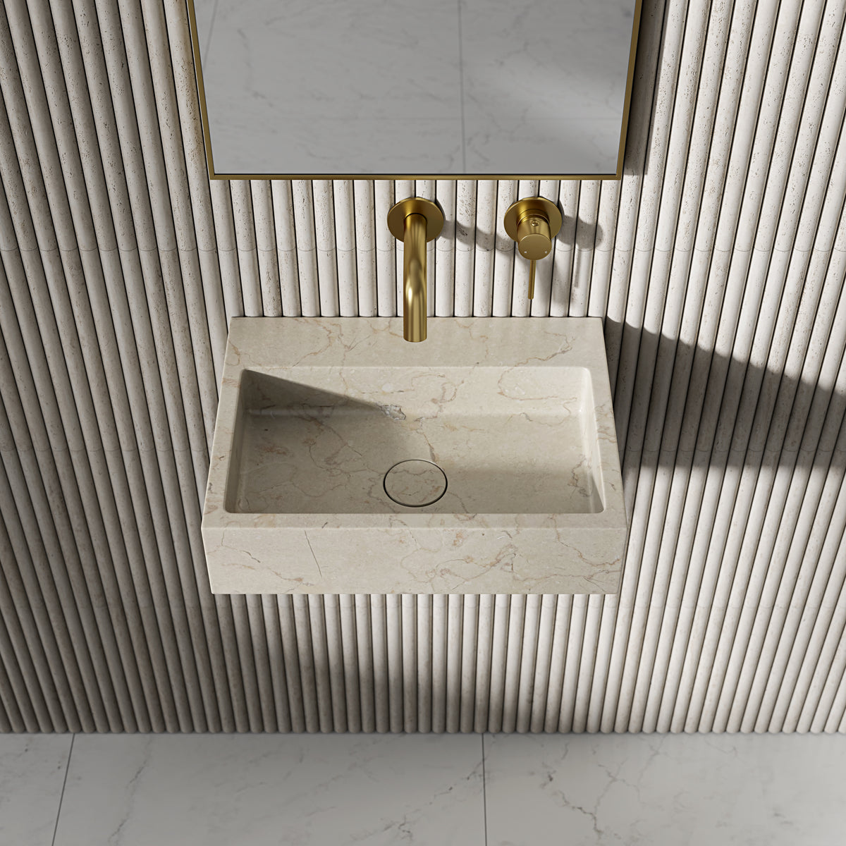 Marble Basins - Marble Bathroom Sinks - Haddon