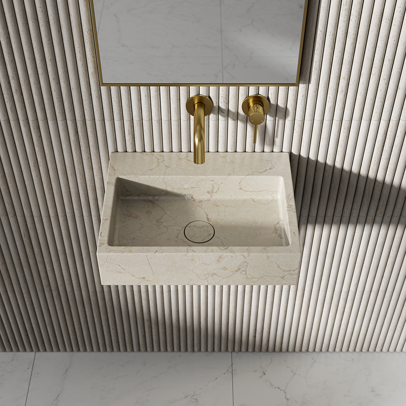 Marble Basins - Marble Bathroom Sinks - Haddon