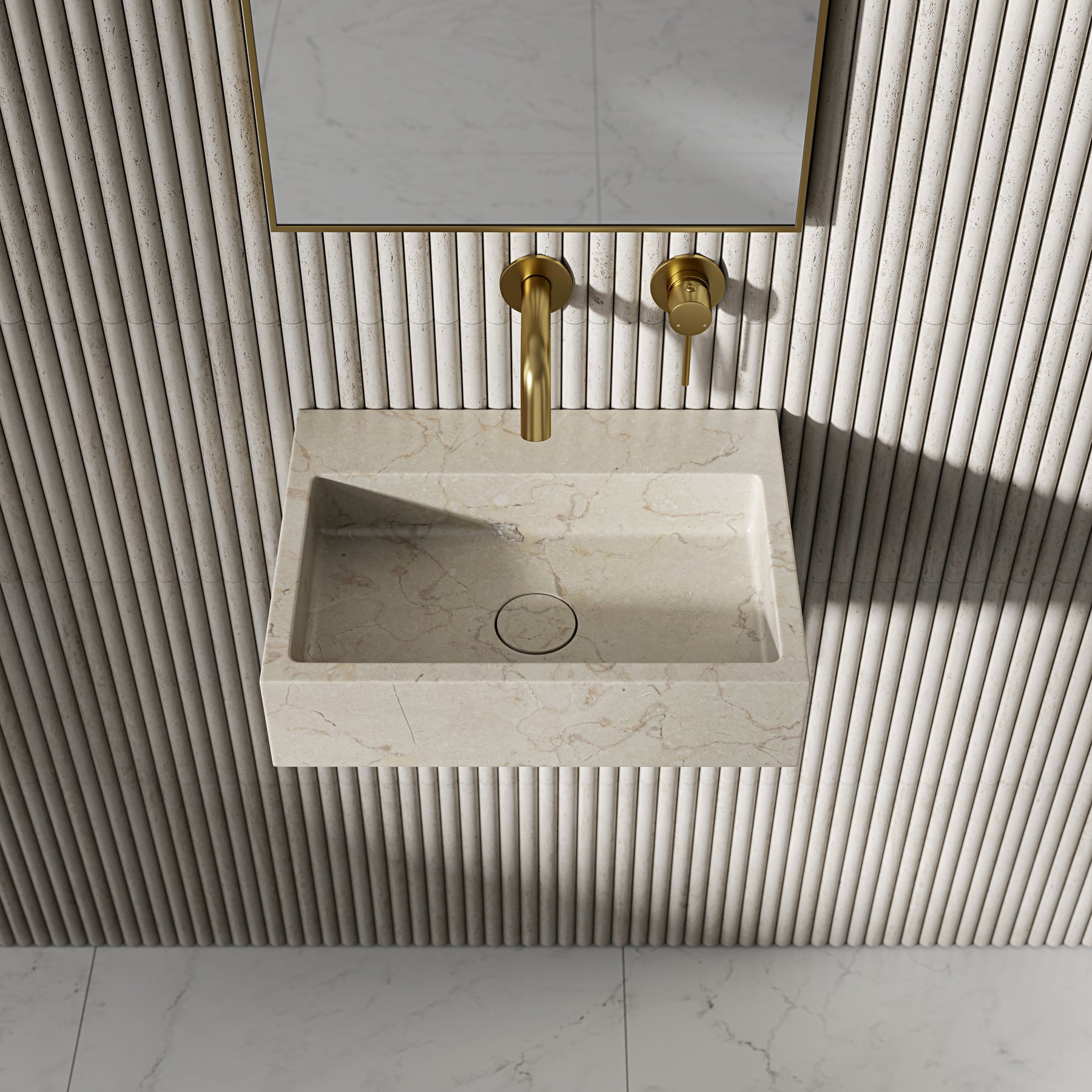 Marble Basins - Marble Bathroom Sinks - Haddon