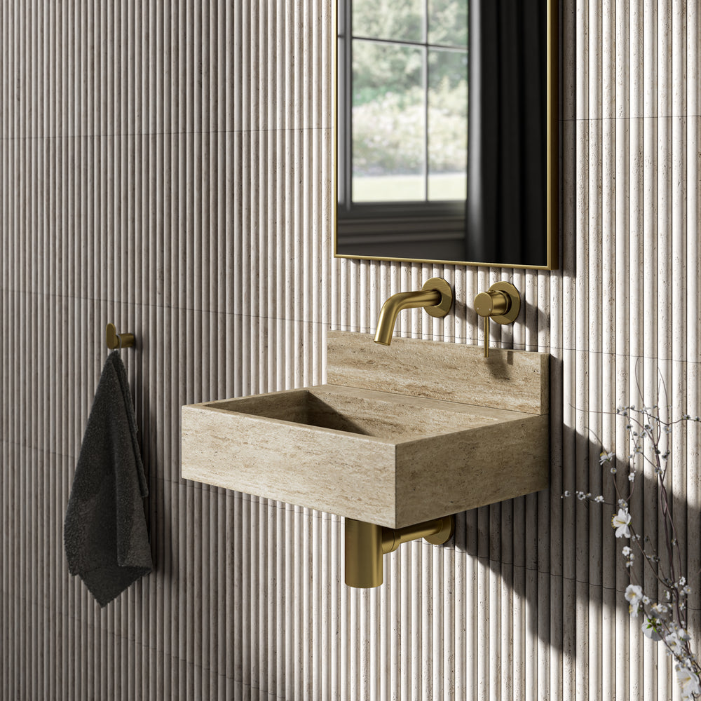 Travertine Upstand 400mm