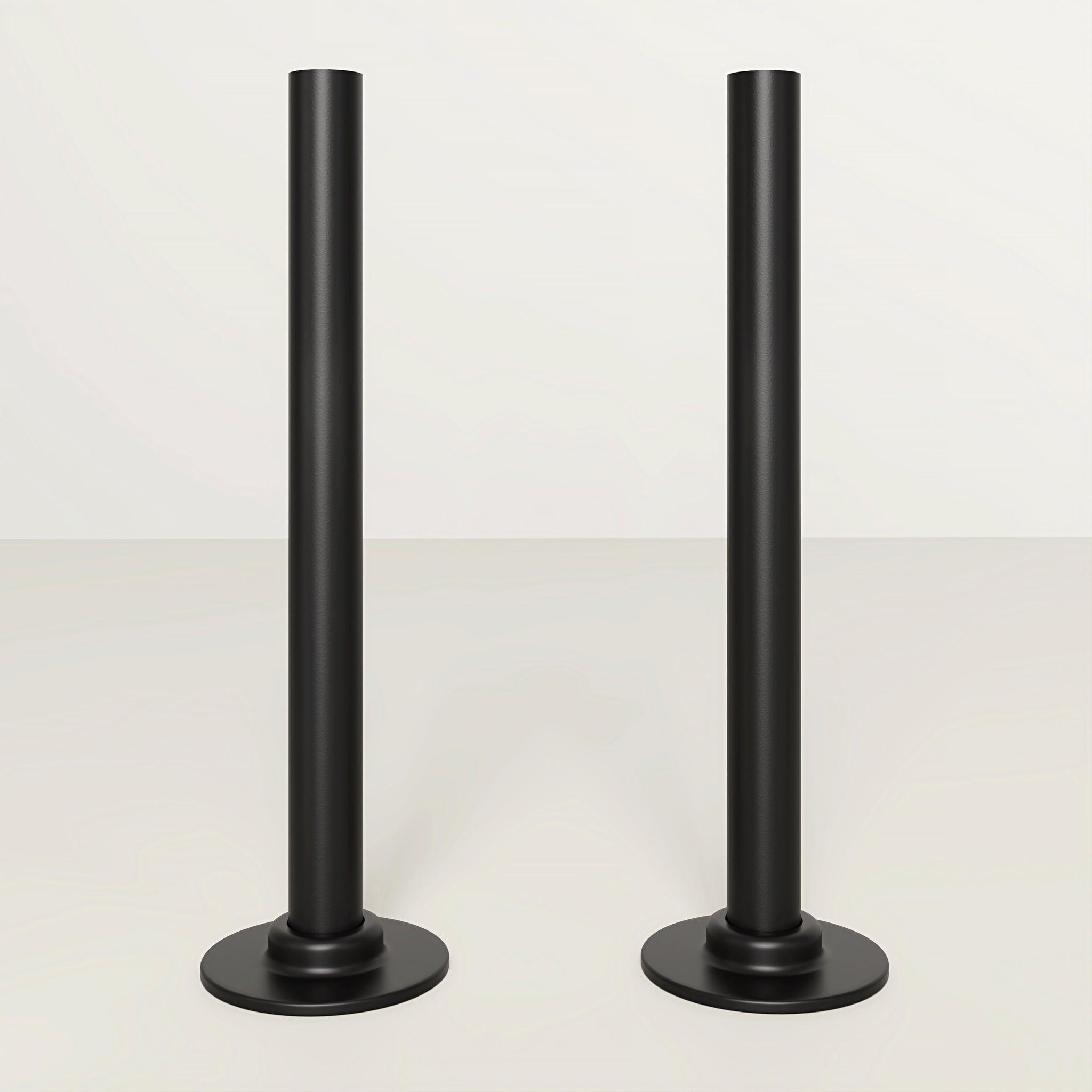 Matte Black Radiator Pipe Extension Kit